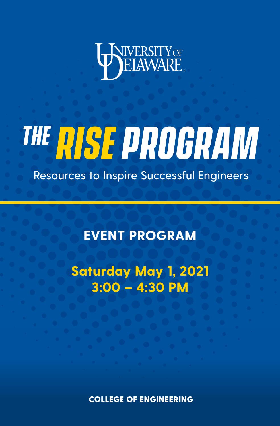 The RISE Program by UD College of Engineering - Issuu