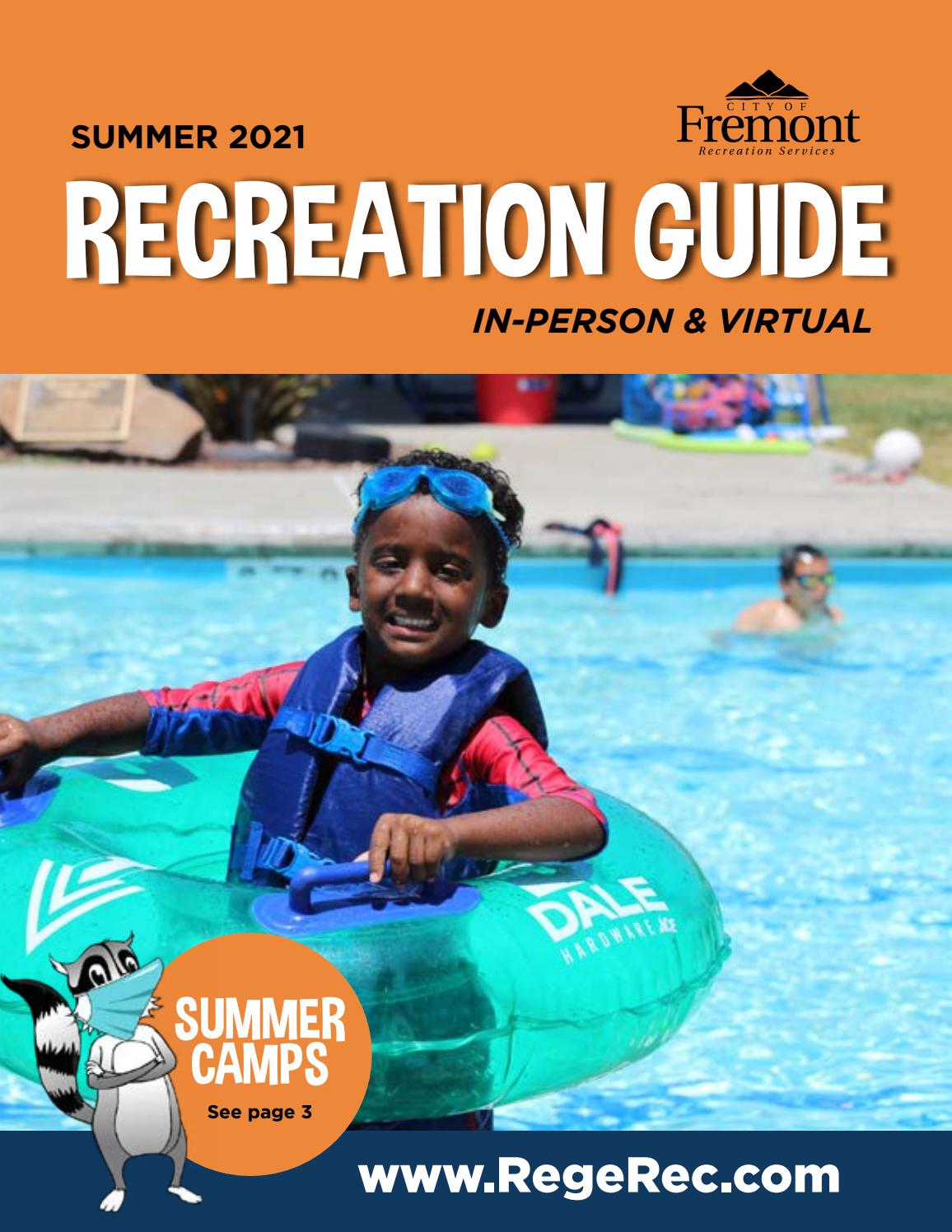 Recreation Guide: Summer 2021 by City of Fremont Parks & Recreation - Issuu