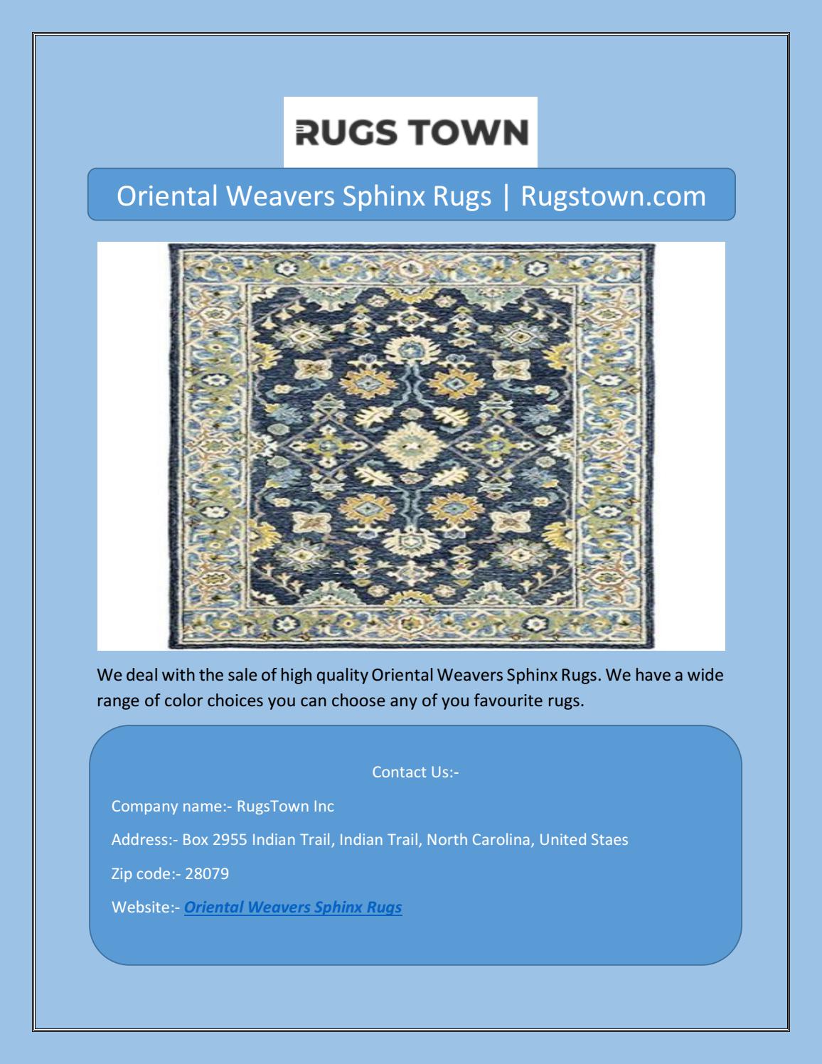 Oriental Weavers Sphinx Rugs | Rugstown.com by RugsTown Inc - Issuu