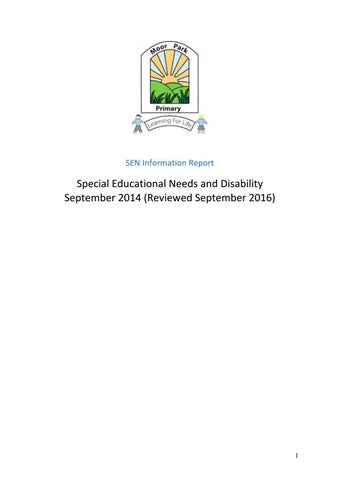 SEND Information Report by Schudio - Issuu