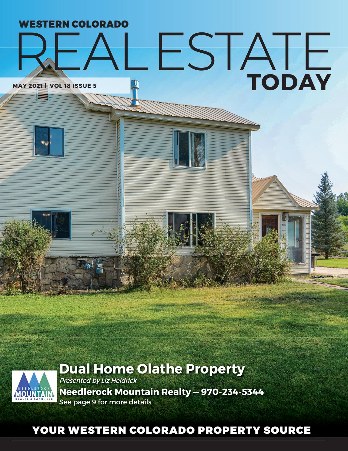 Western Colorado Real Estate Today May 2021 by Real Estate Today ...