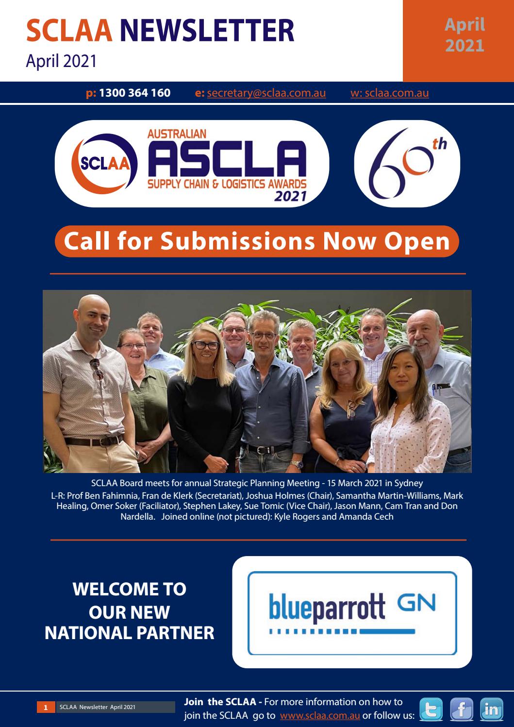 21-04 SCLAA Newsletter by Supply Chain & Logistics Association of ...