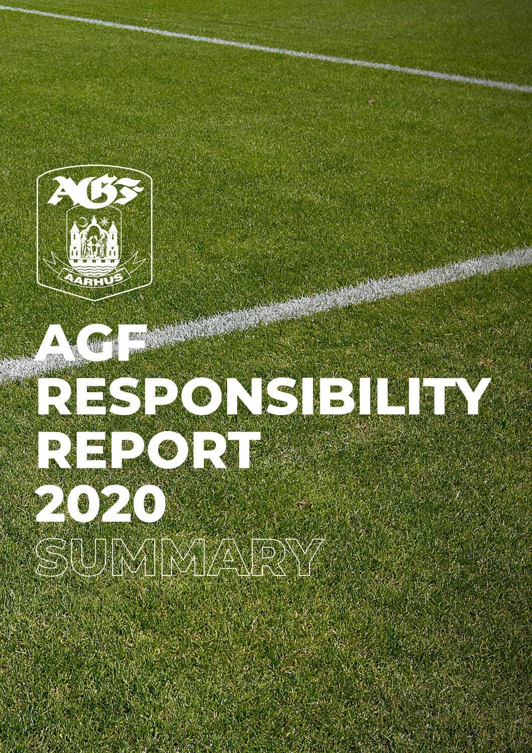 AGF Responsibility Report 2020 - Summary by AGFfodbold - Issuu