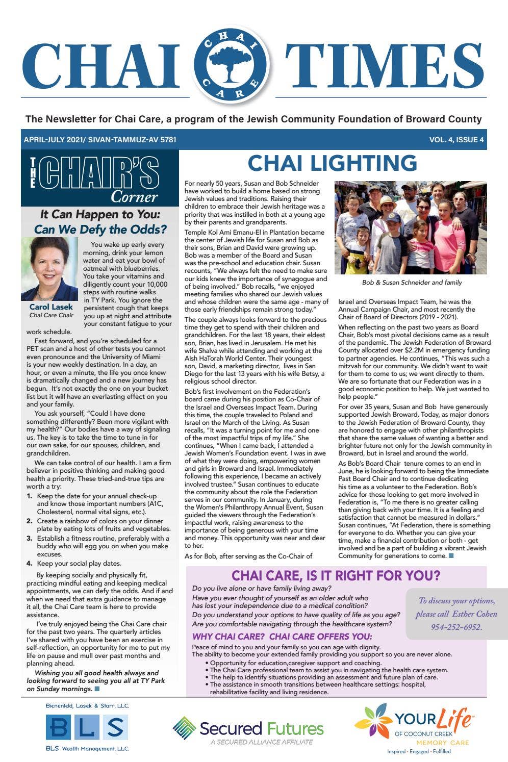 Chai Times - May/June/July 2021 by Jewish Federation of Broward County ...