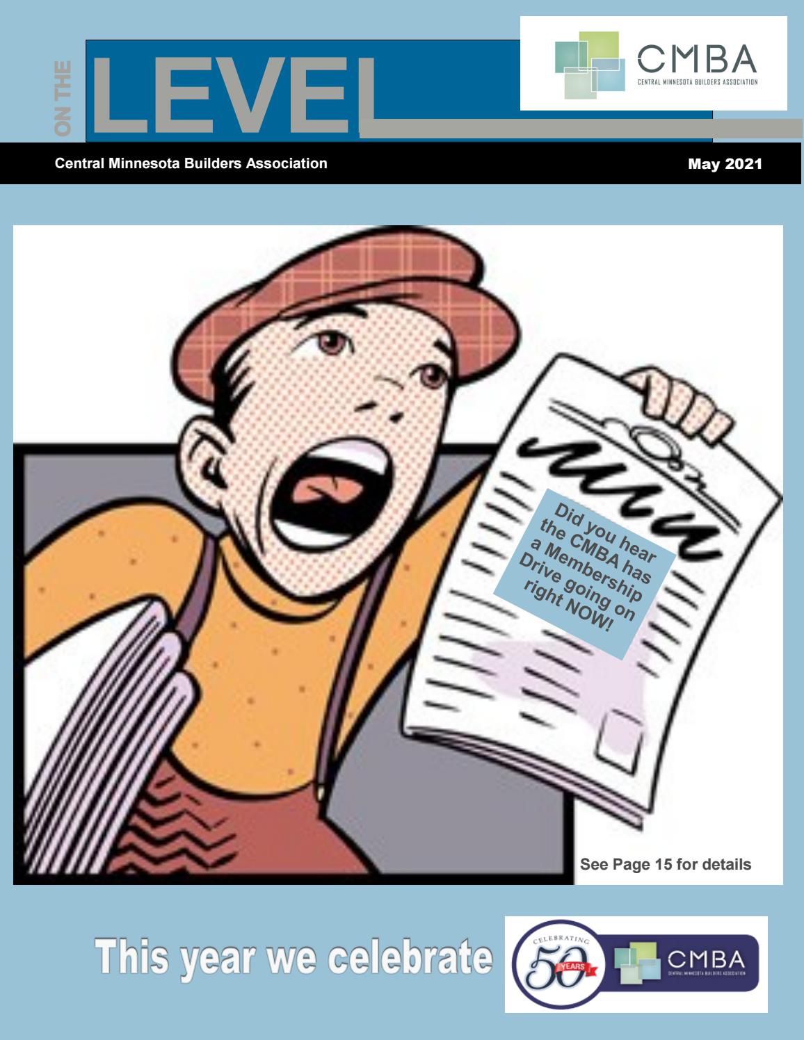 CMBA May 2021 On The Level by cmba-on-the-level - Issuu