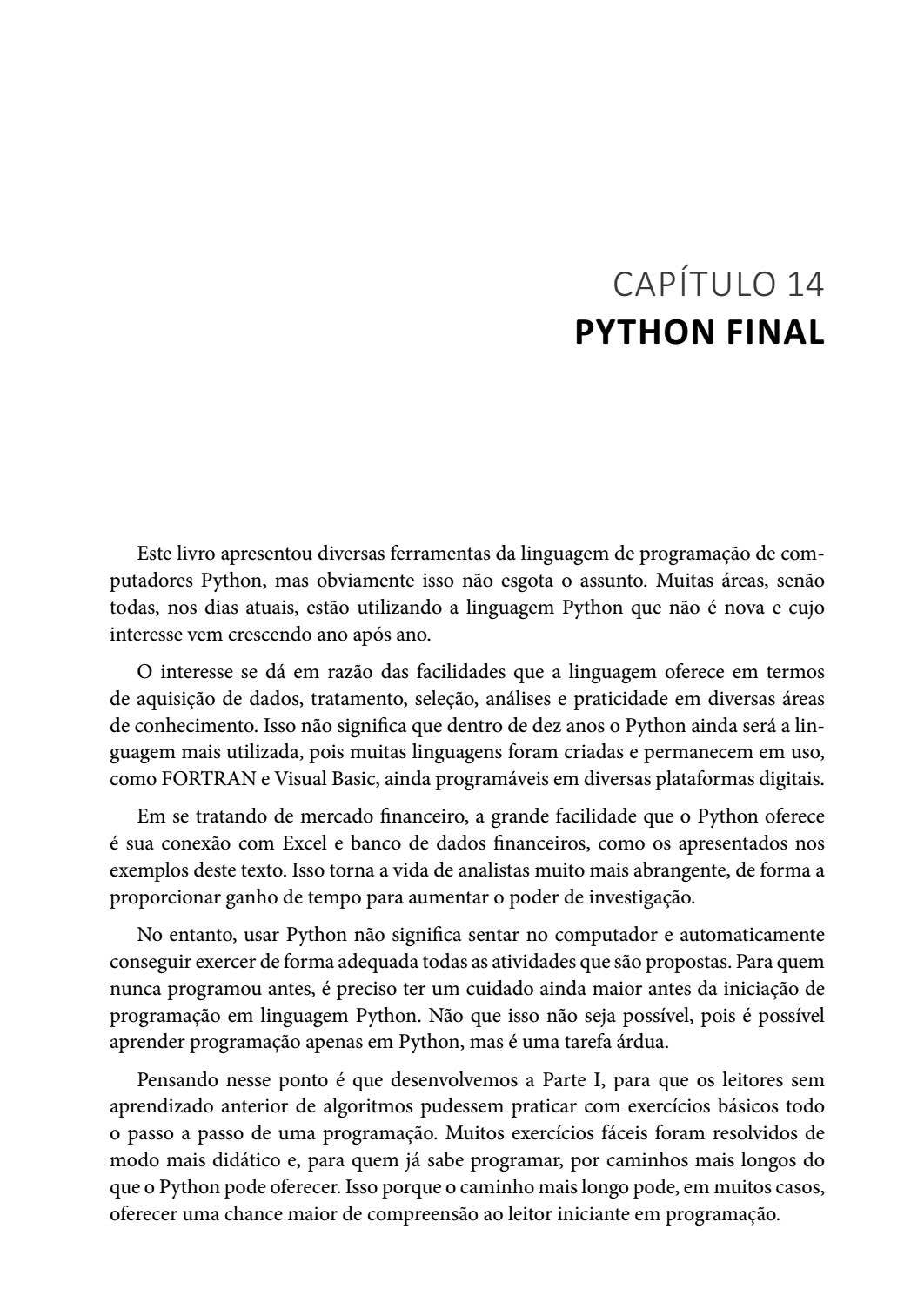 Python e Mercado Financeiro by Editora Blucher - Issuu