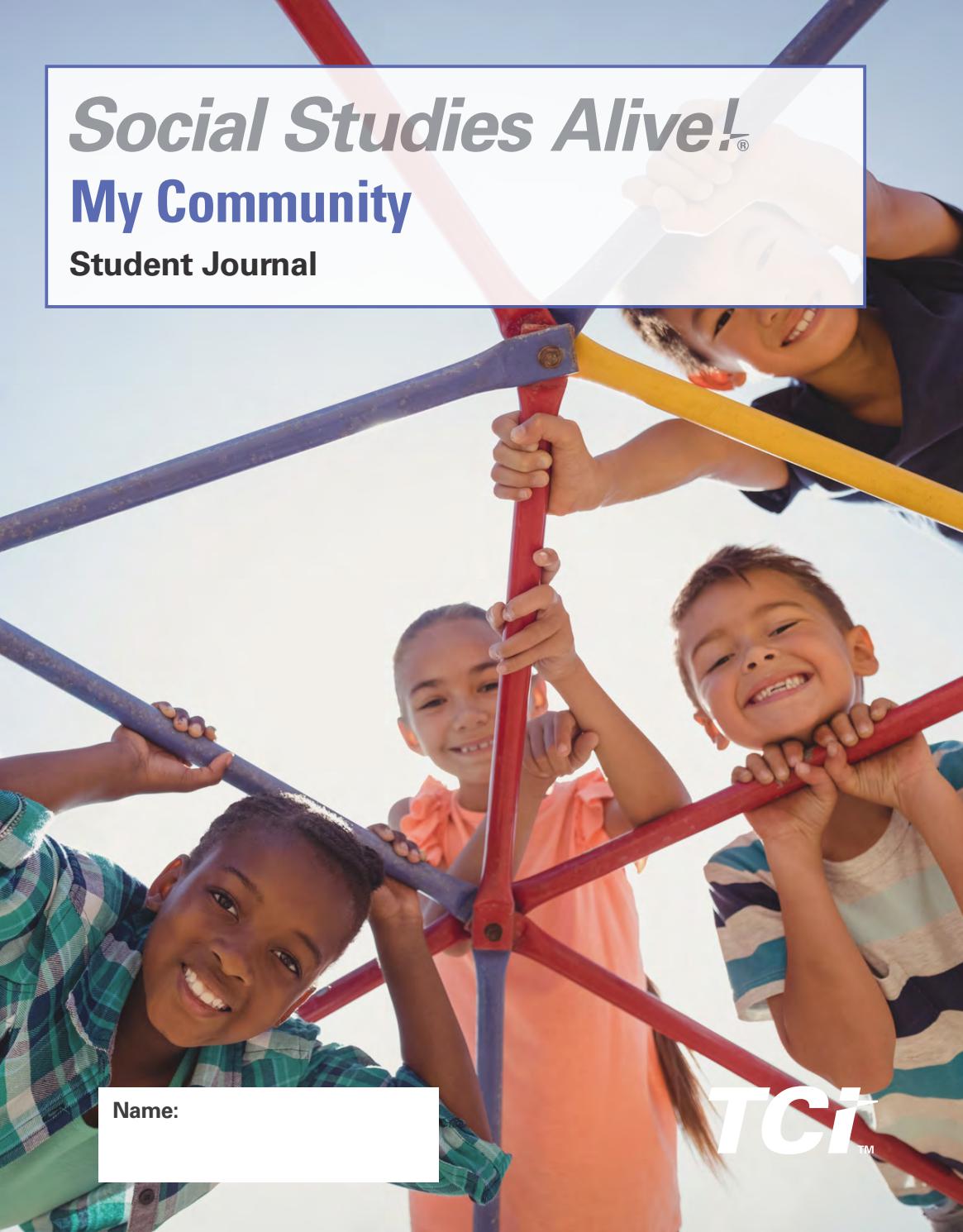 Social Studies Alive! My Community Lesson Activities by Teachers ...