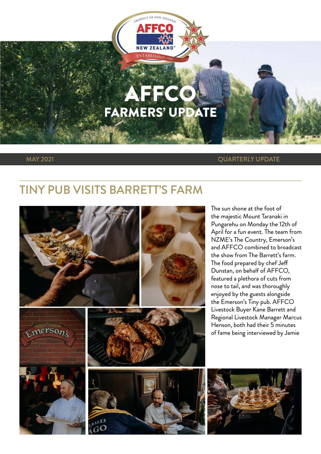 AFFCO Newsletter May 2021 by AFFCO - Issuu