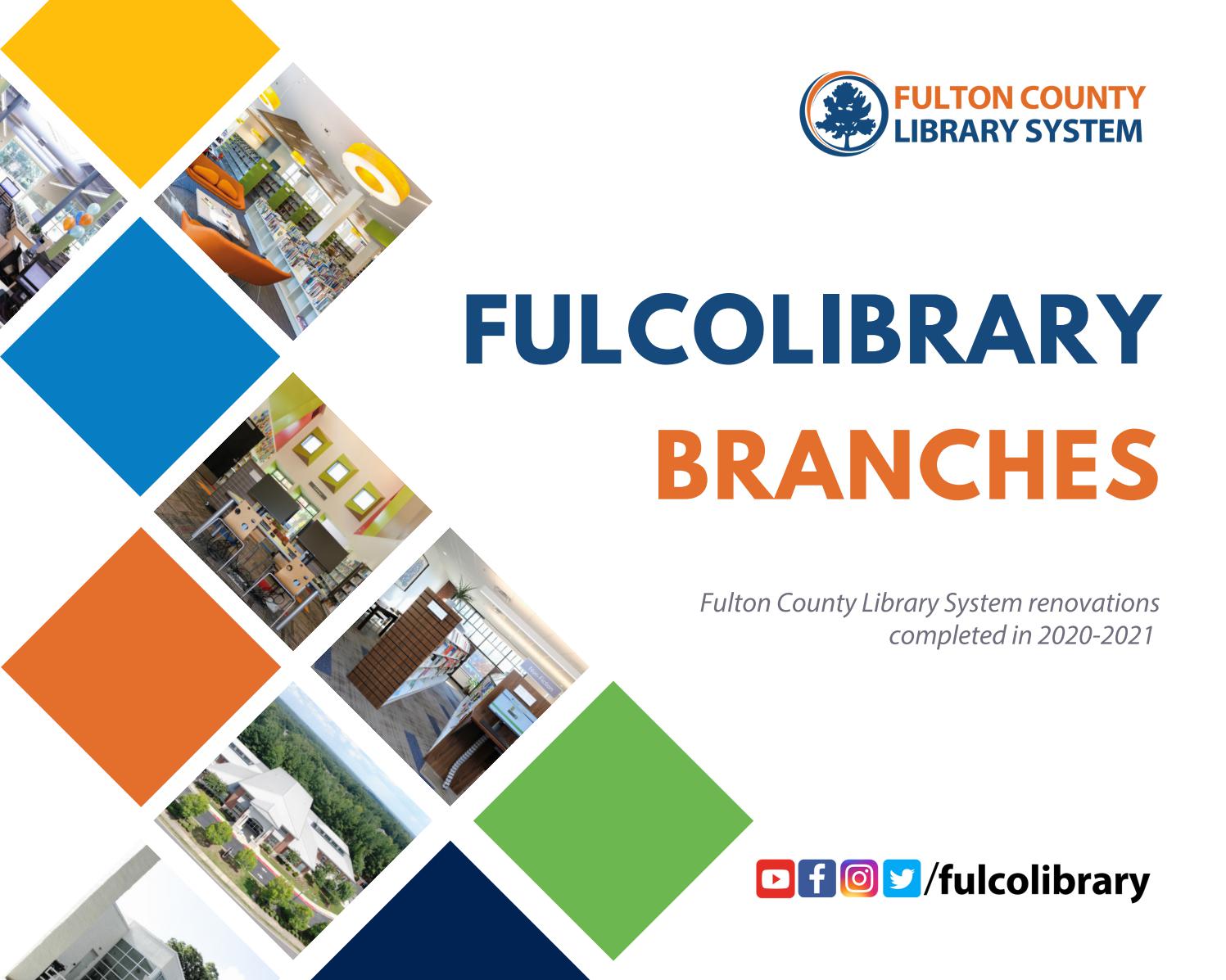 Fulton County Library System renovations completed in 2020-2021 - Look ...