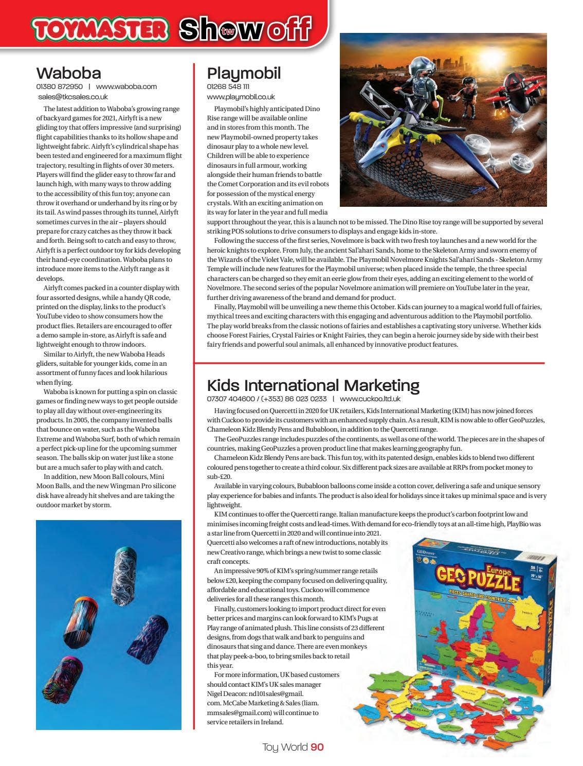 Toy World Magazine May 2021 by Lewis Business Media - Issuu