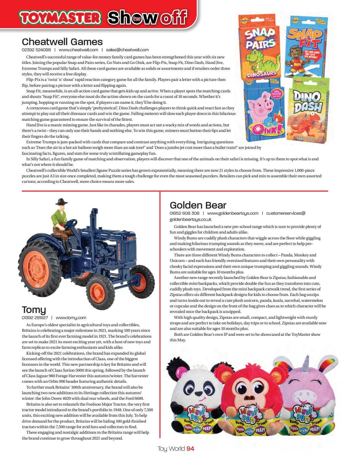 Toy World Magazine May 2021 by Lewis Business Media - Issuu