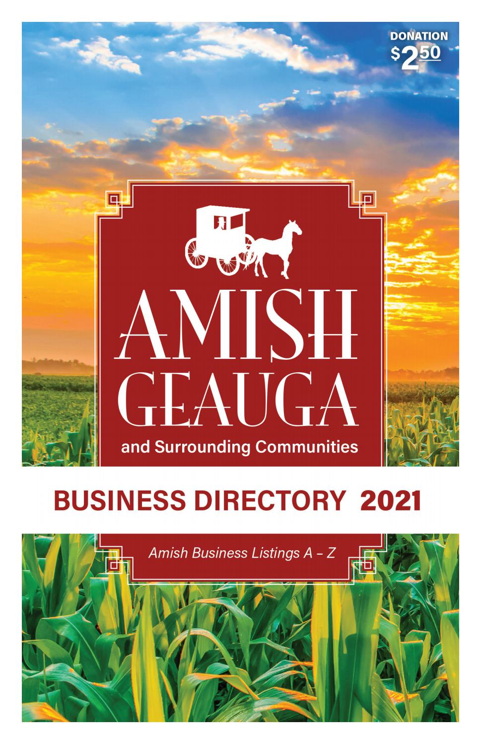 Amish Geauga Business Directory 2021 by Geauga County Maple Leaf - Issuu
