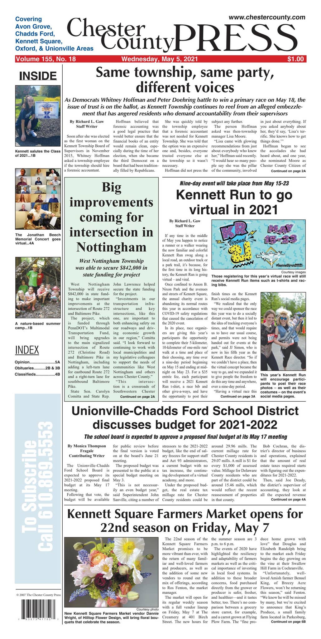 Chester County Press 05-05-2021 Edition by Ad Pro Inc. - Issuu