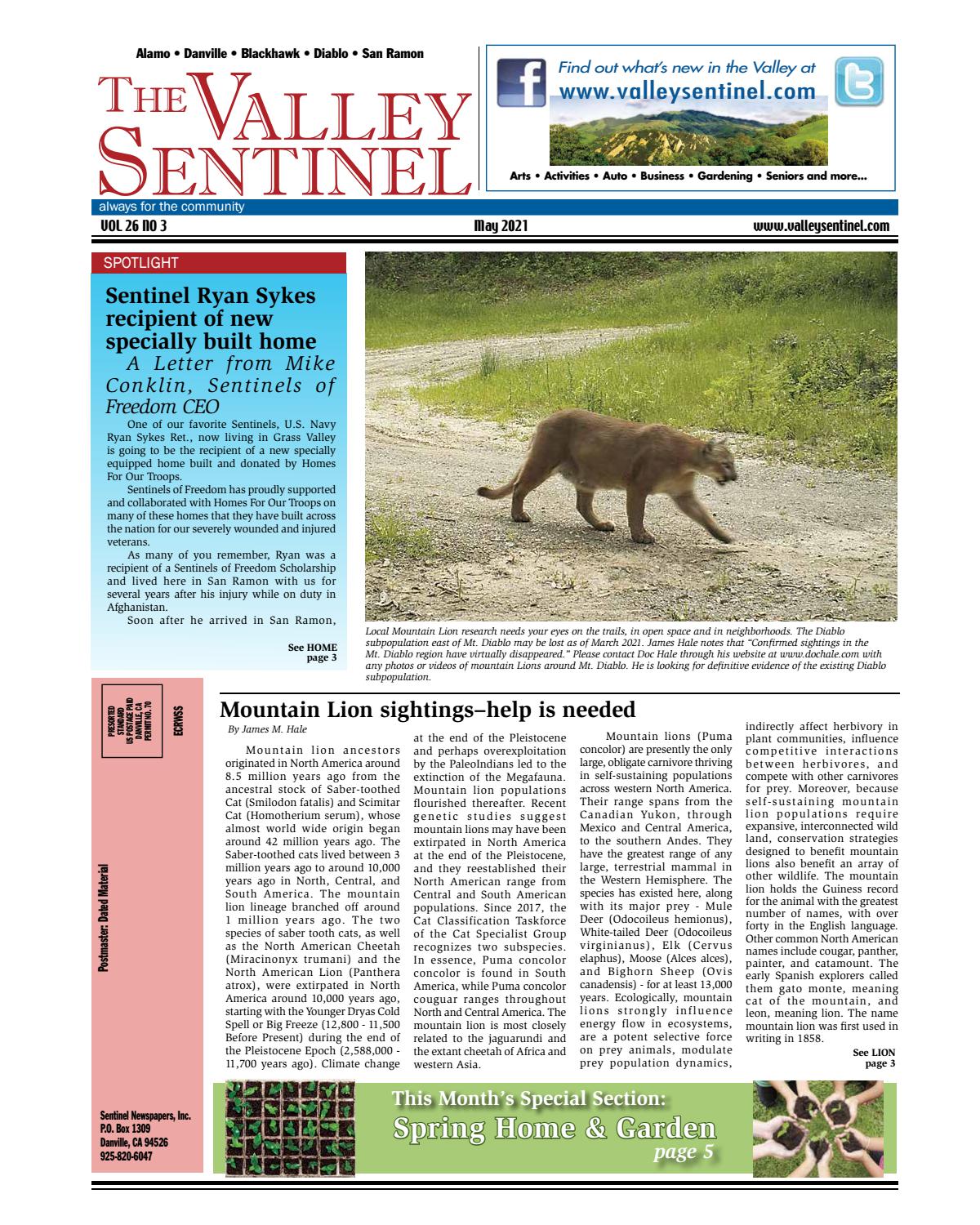 The Valley Sentinel_May 2021 by Sentinel Newspapers - Issuu