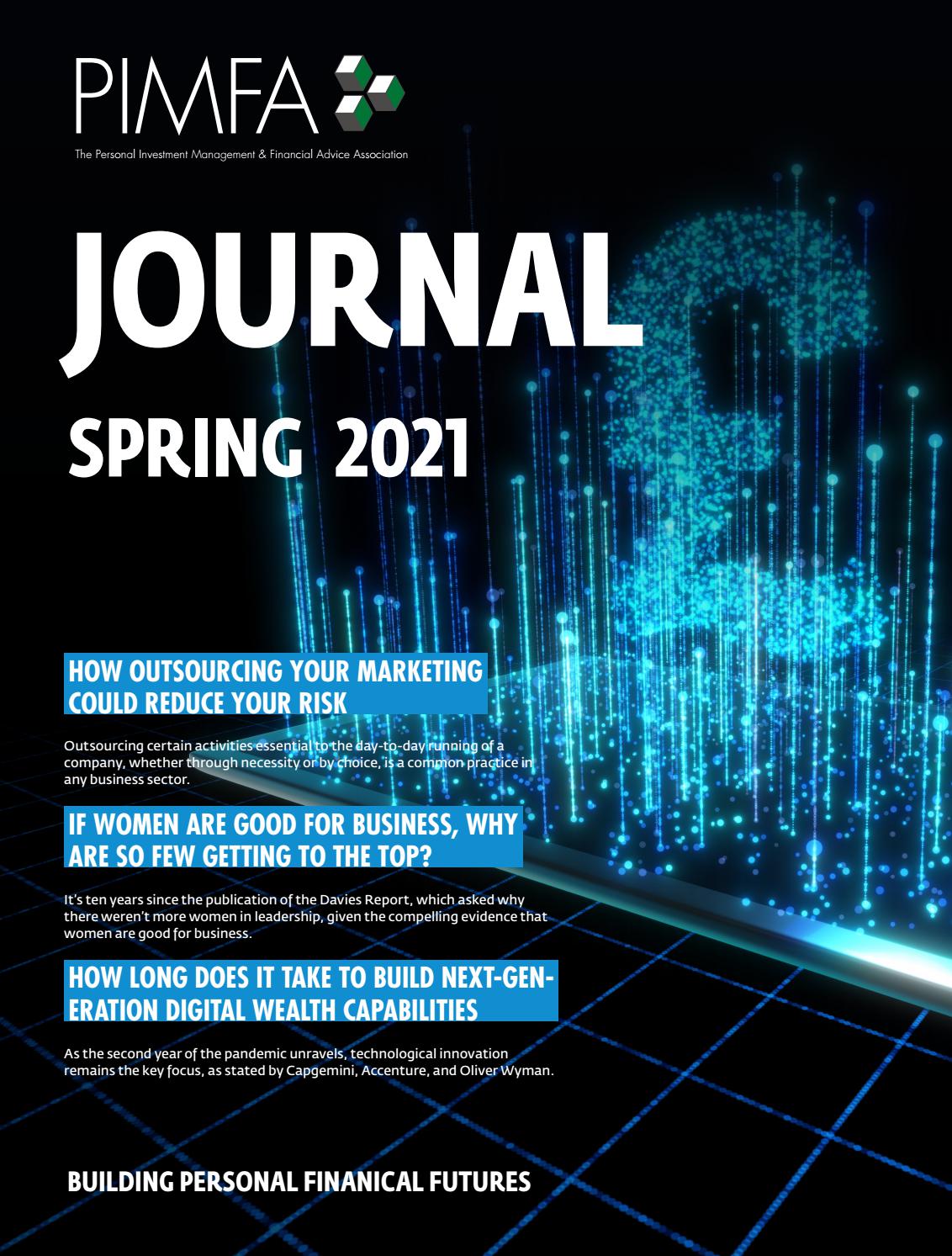 PIMFA Journal - Spring 2021 by PIMFA - Issuu
