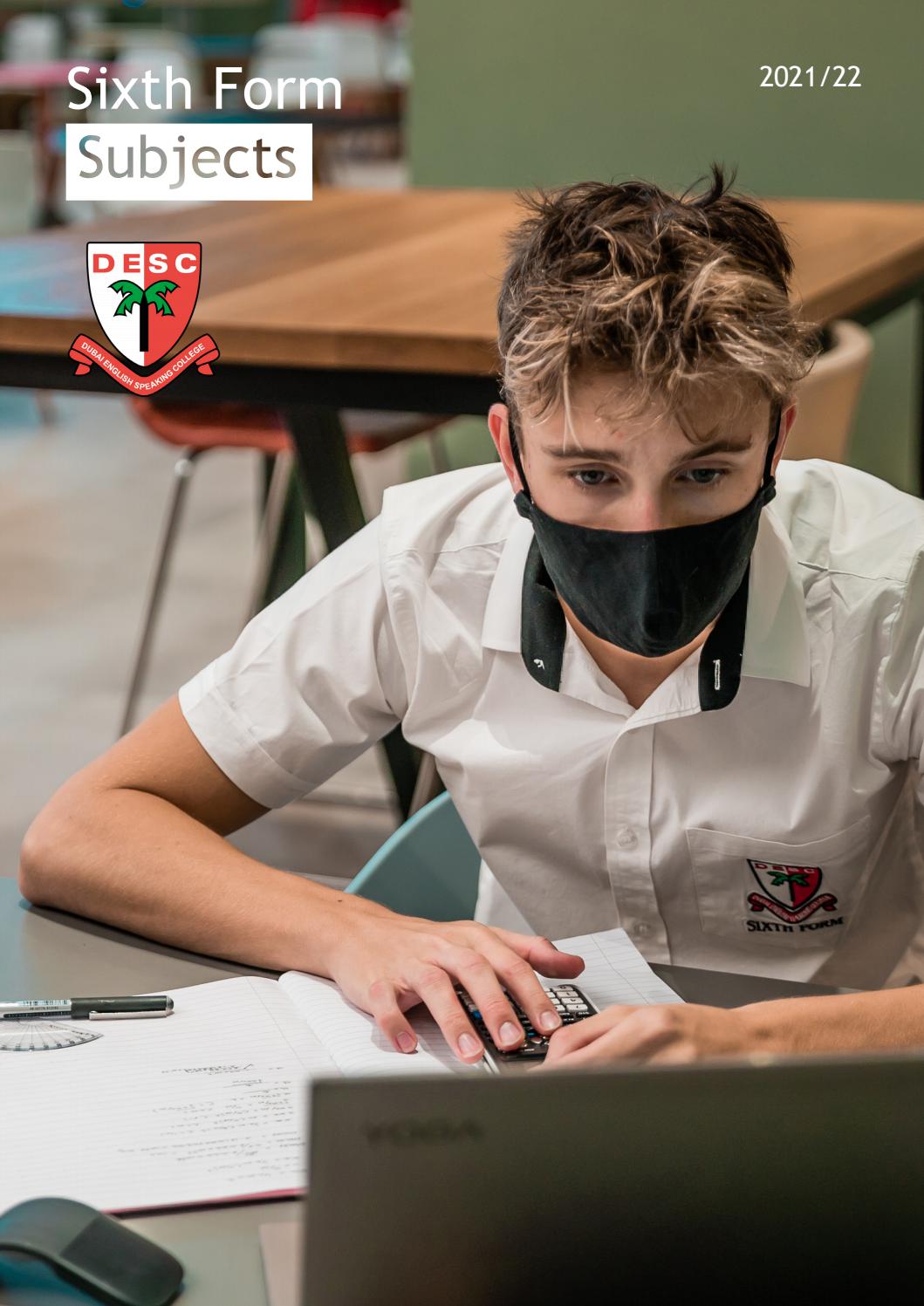 DESC Sixth Form Subjects 2021 / 2022 by Dubai English Speaking School ...