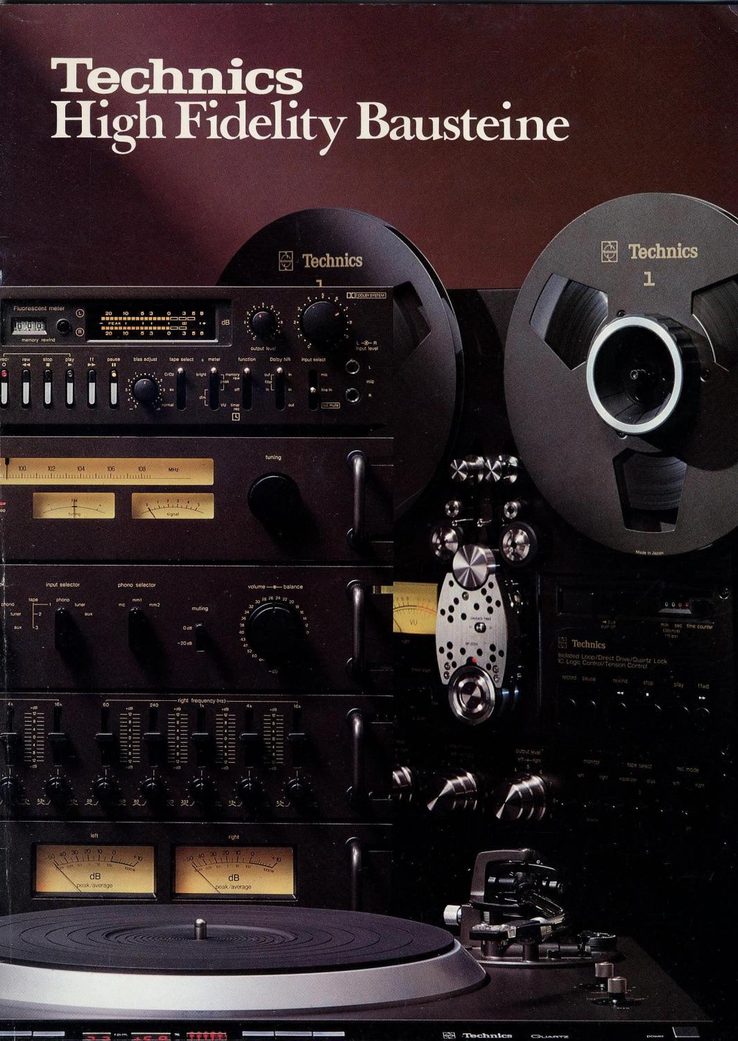 Technics HiFi Bausteine 1978 by Alex Chernyak - Issuu