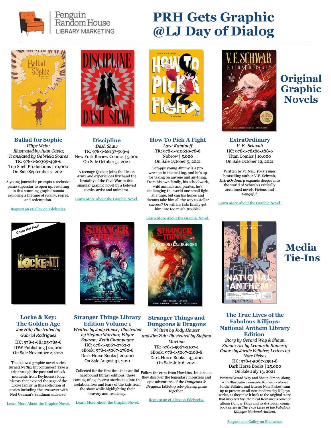 Graphic Novels Handout: Library Journal DOD by PRH Library - Issuu