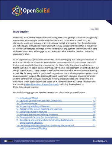 OpenSciEd Elementary School Design Specifications by openscied - Issuu