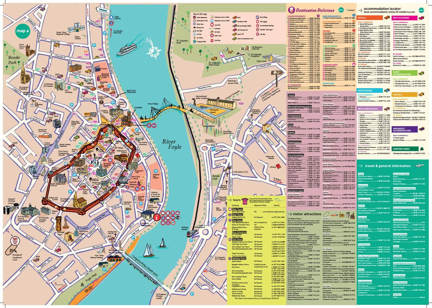 Visit Derry City Map by VisitDerry - Issuu