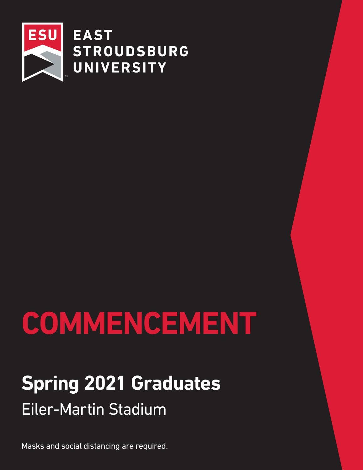 ESU Commencement - Spring 2021 by East Stroudsburg University of ...