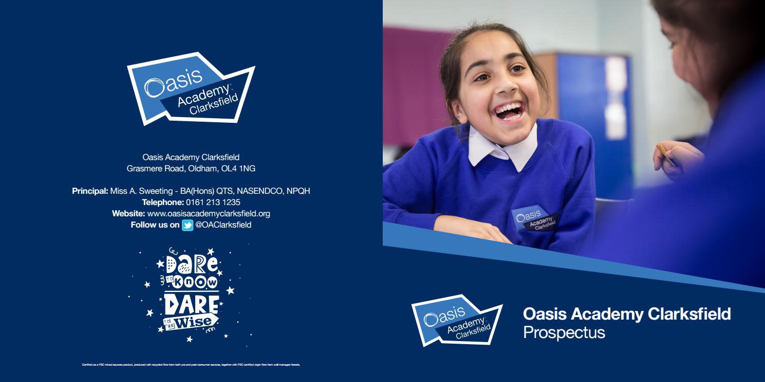 Oasis Academy Clarksfield Prospectus by Oasis Community Learning - Issuu