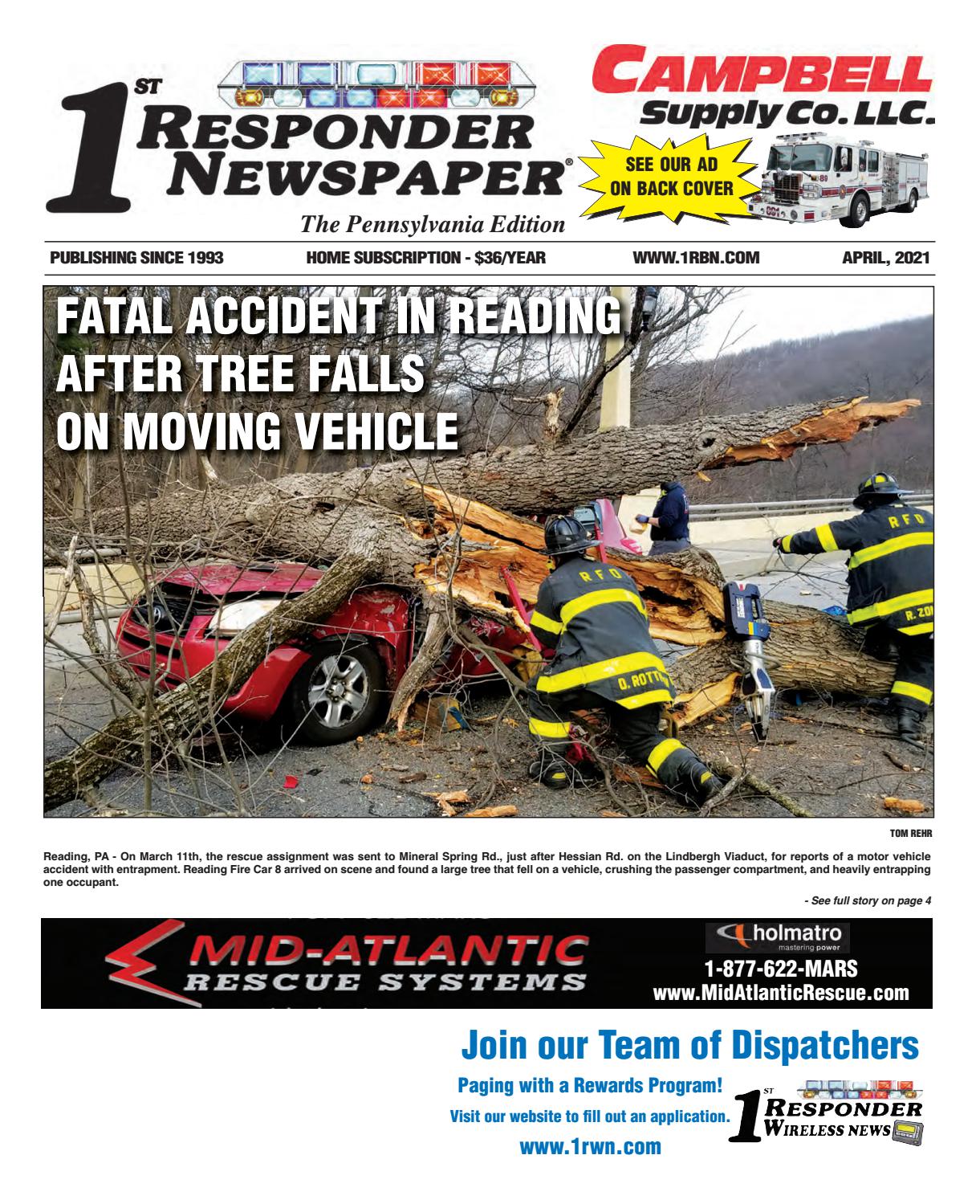 1st Responder News PA April Edition by Belsito Communications Inc. - Issuu