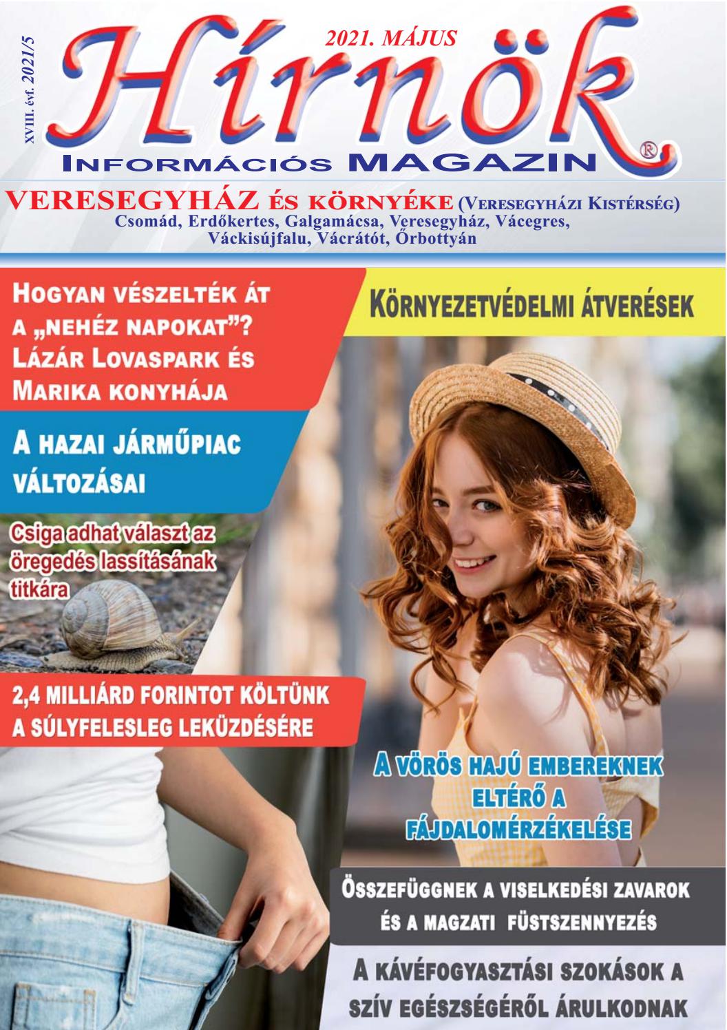 Veresegyház és környéke Hírnök 2021 Május by Hírnök Média - Issuu