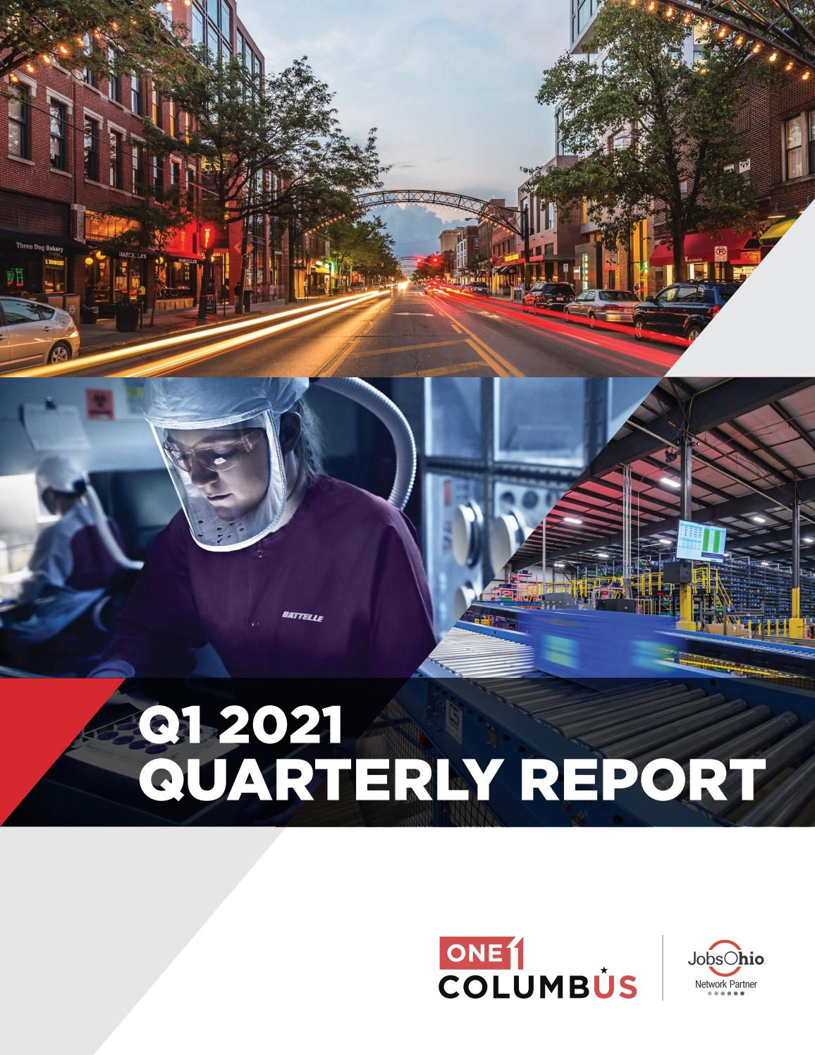 One Columbus Q1 2021 Quarterly Report by The Columbus Region - Issuu