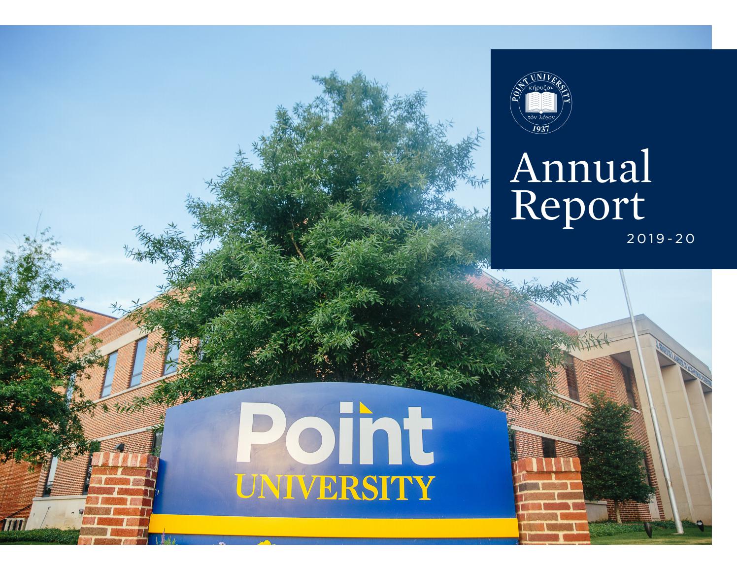 Annual Report 2019-20 by Point University - Issuu