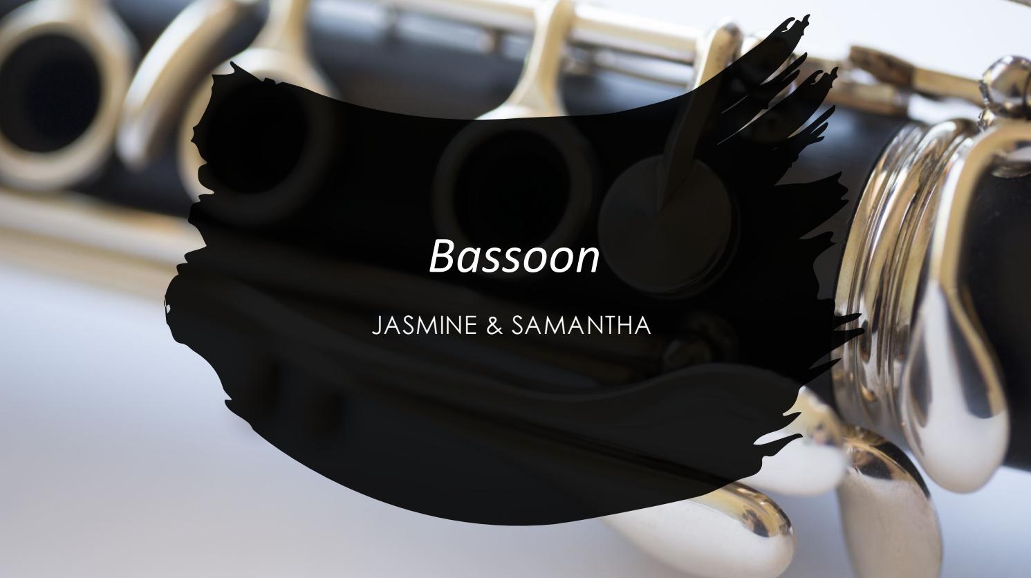 Year 8 Instrument Projects - The Bassoon by Roedean School - Issuu