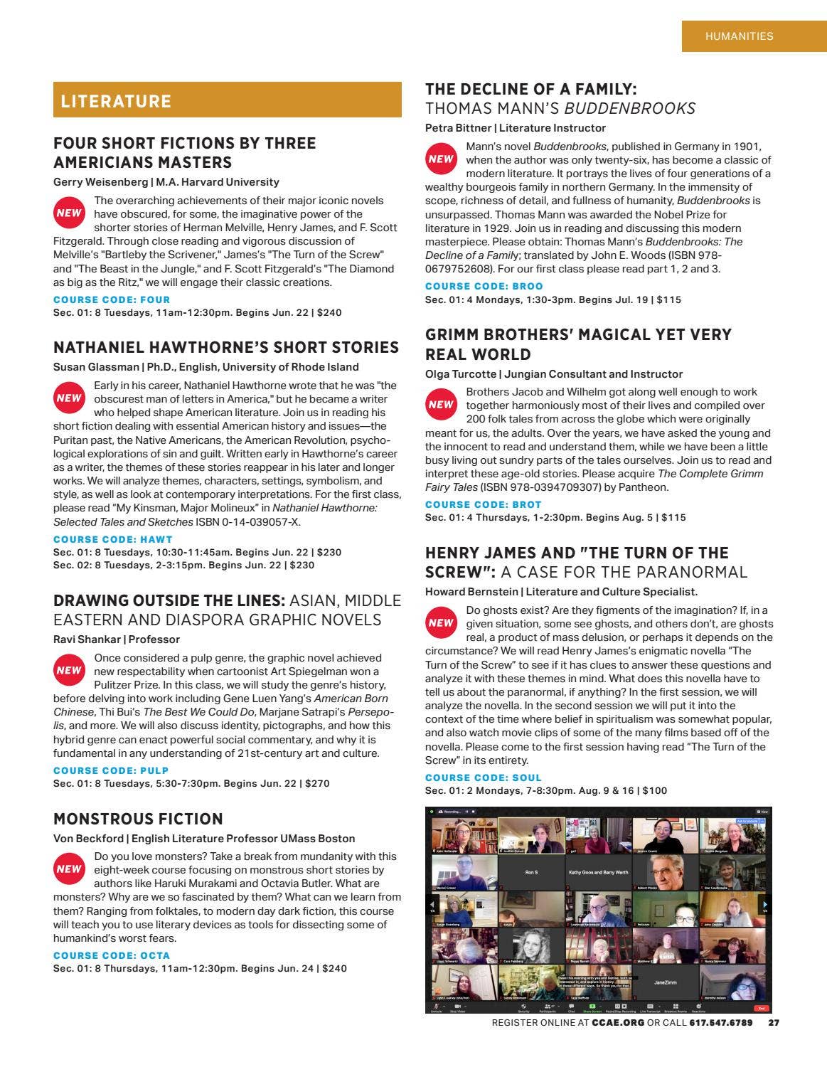 CCAE Summer 2021 Catalog by Cambridge Center for Adult Education - Issuu