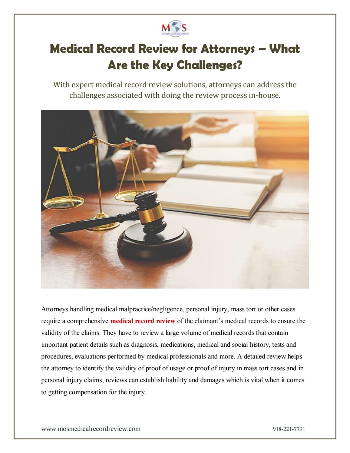 Medical Record Review for Attorneys – What Are the Key Challenges? by ...