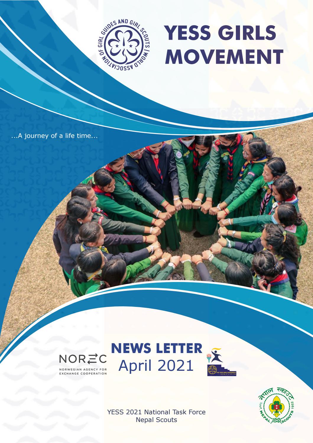 YESS Girls Newsletter 2021 - (April edition) by Nepal Scouts - Issuu