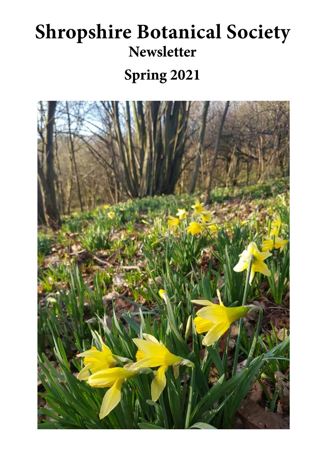 Shropshire Botanical Society Newsletter Spring 2021, No. 42 by ...
