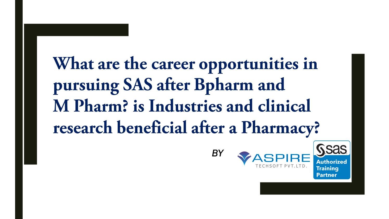 Clinical Trials Programmer Certification Course In Pune by Aspire ...