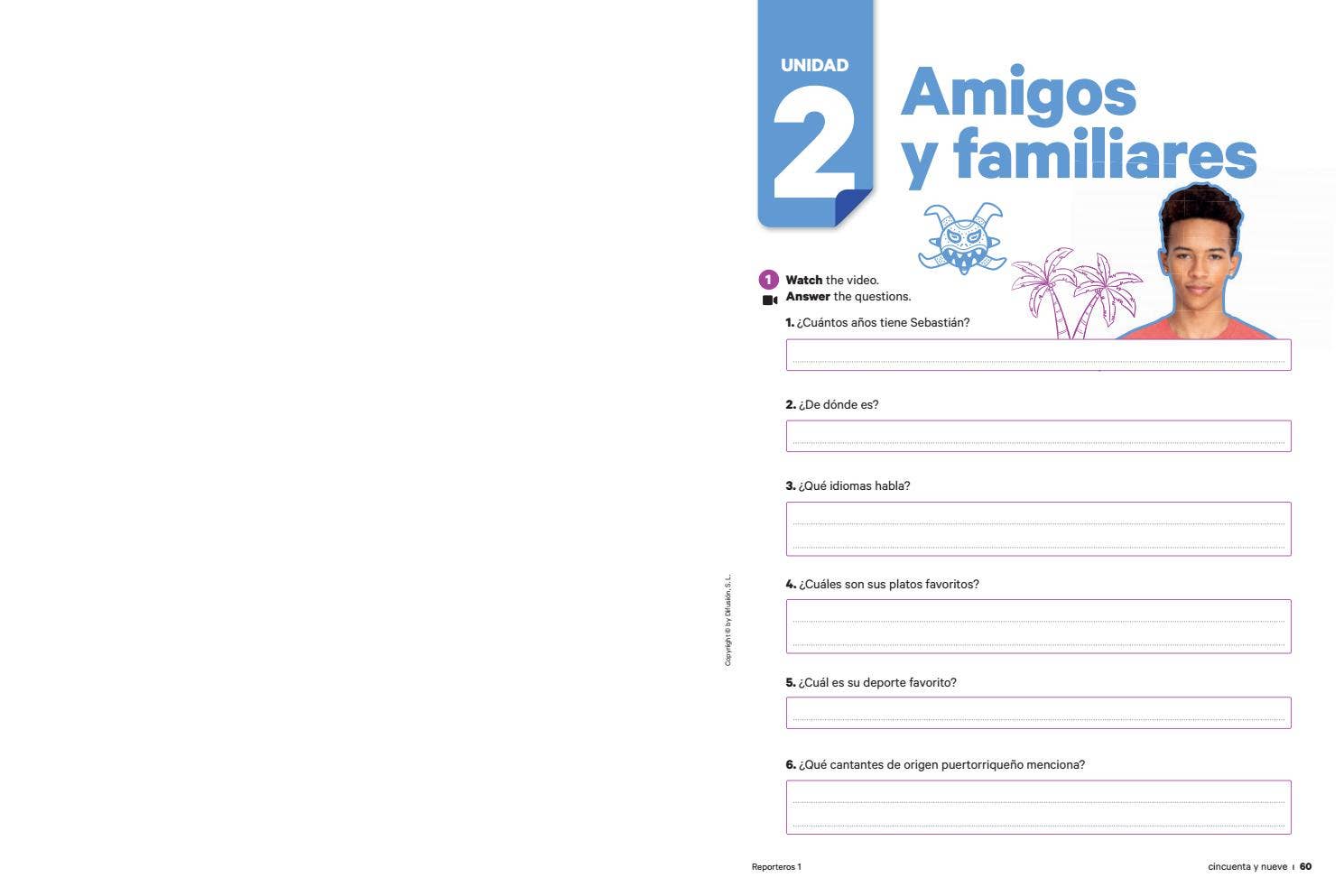 Reporteros 1 - Workbook (sample) by Editorial Difusión - Issuu