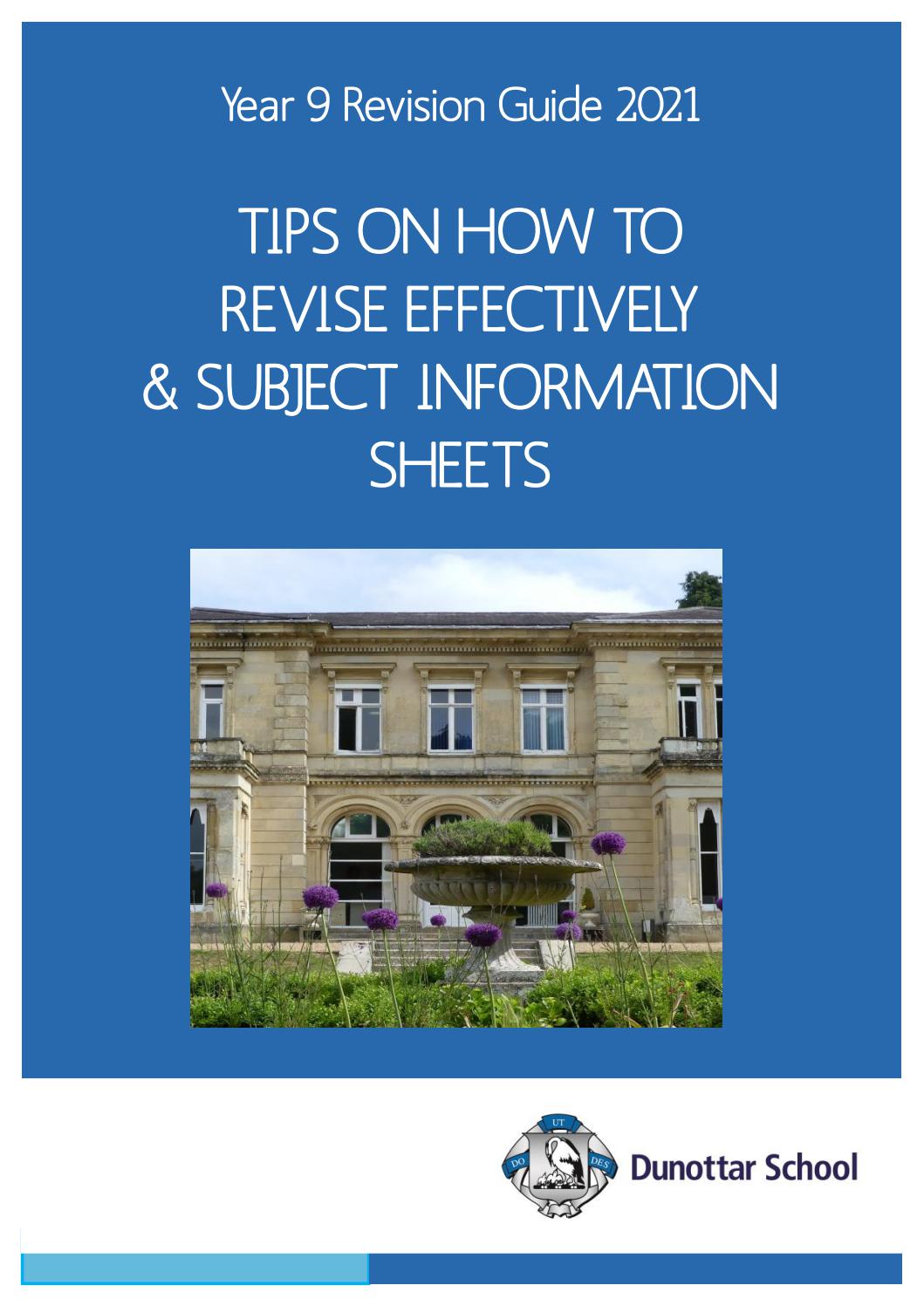 Year 9 Revision Booklet 2021 by Chris Knight - Issuu