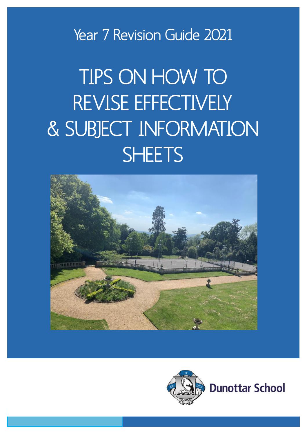 Year 7 Revision Booklet 2021 by Chris Knight - Issuu