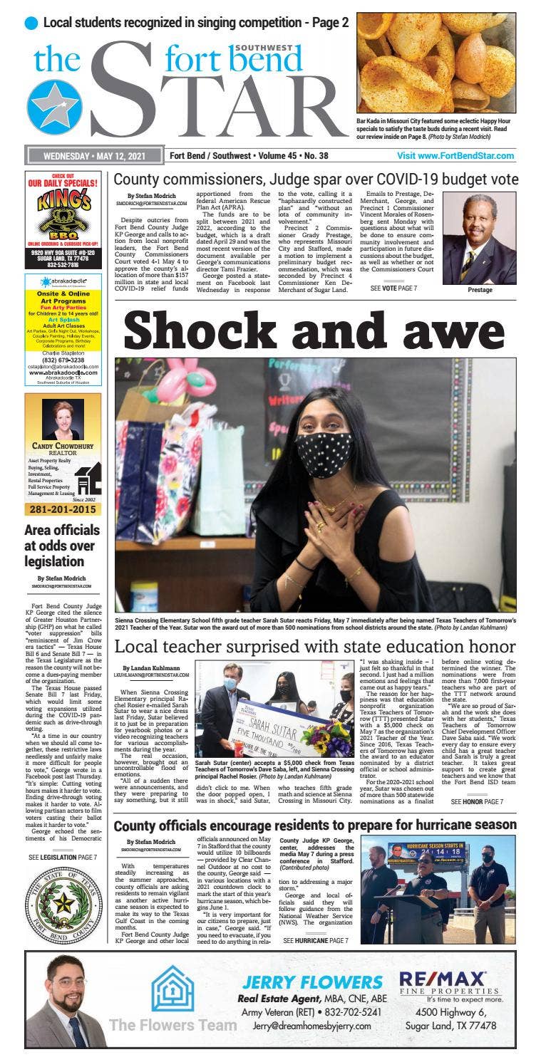 05-12-21 Edition of the Fort Bend Star by Fort Bend Star | Fort Bend ...