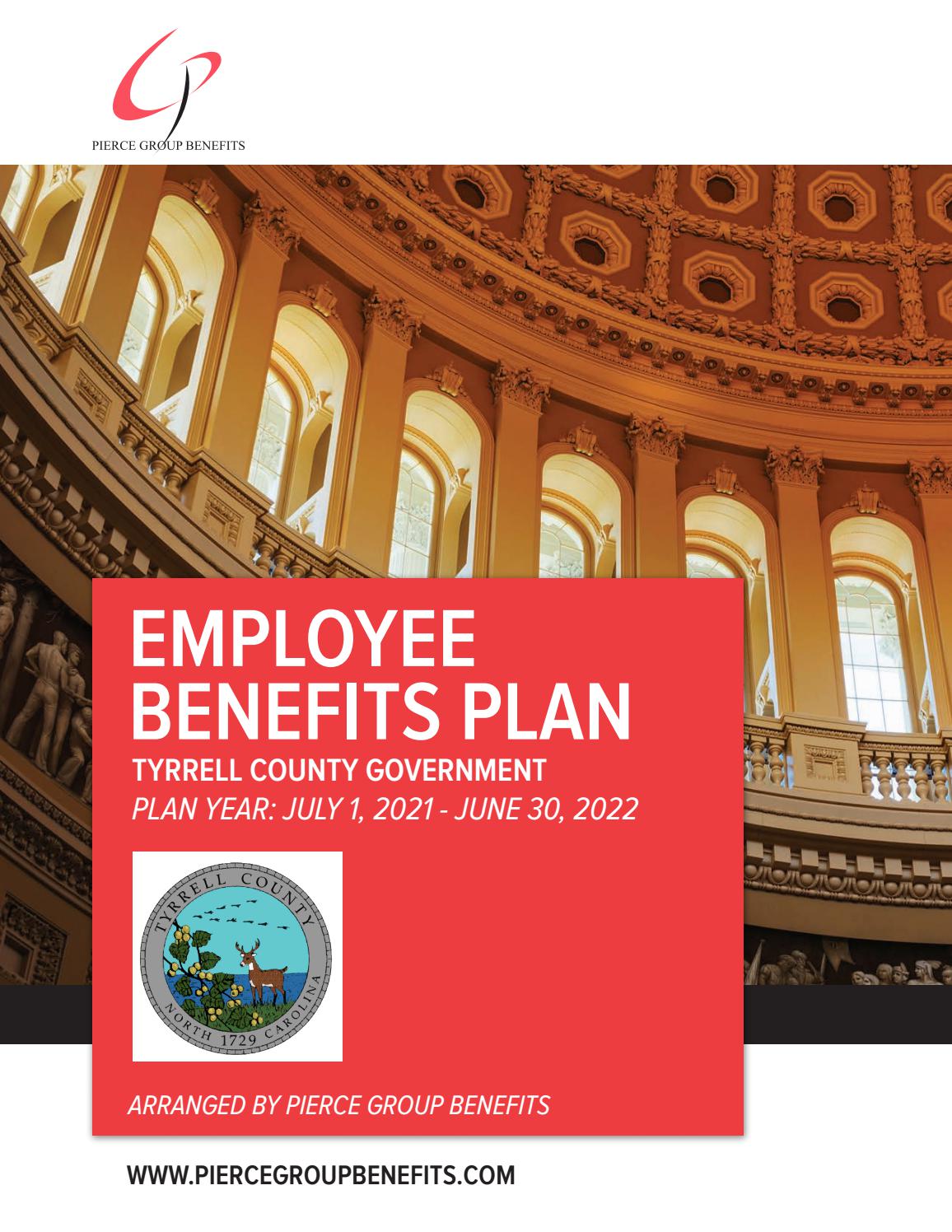 tyrrell county government benefits booklet 2021 by Pierce Group ...