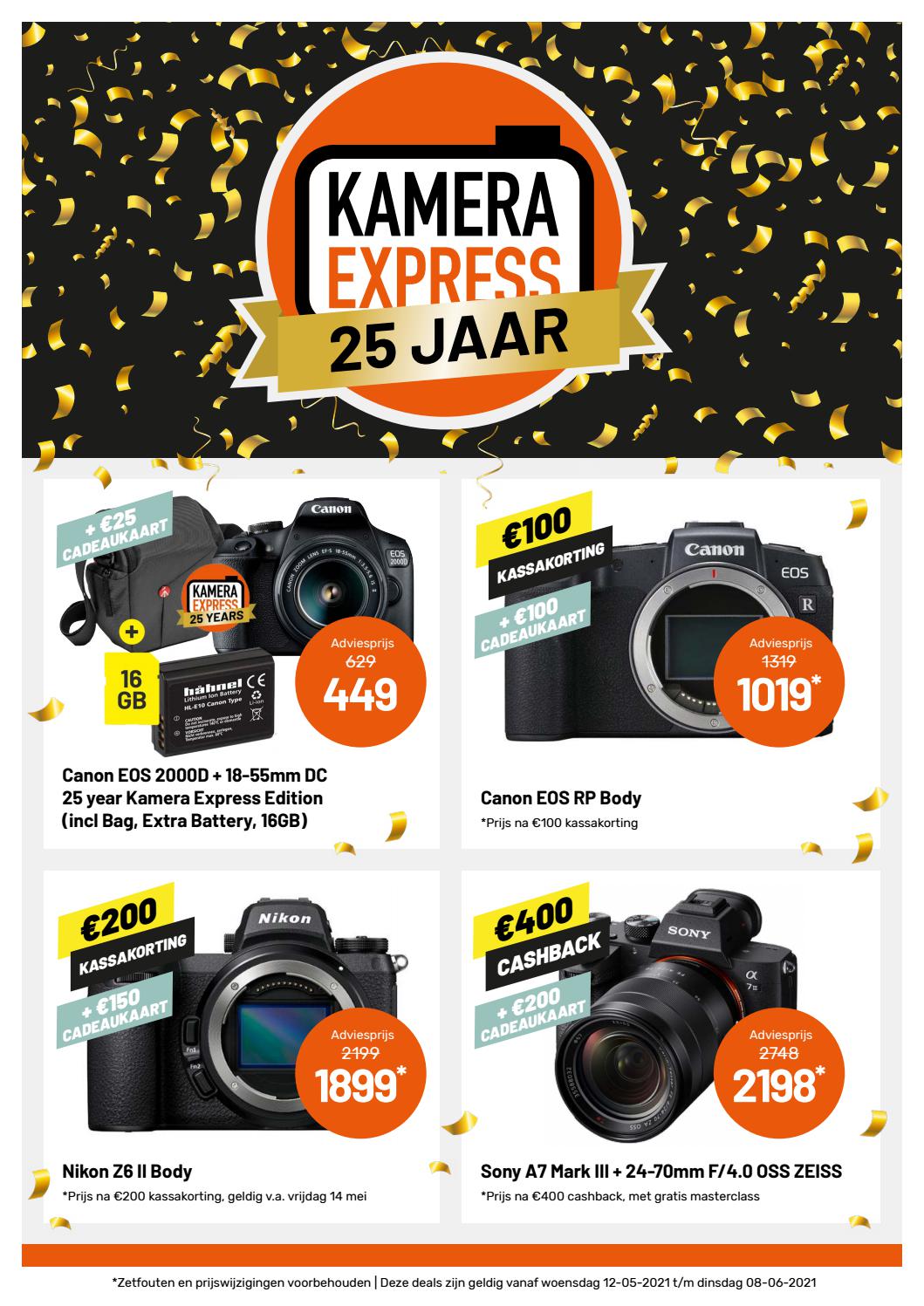 Kamera Express 25 jaar Deals NL by Kamera Express - Issuu