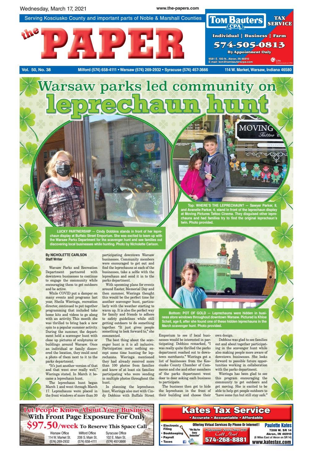 the Paper - Kosciusko County Edition - March 17, 2021 by The Papers Inc. - Issuu