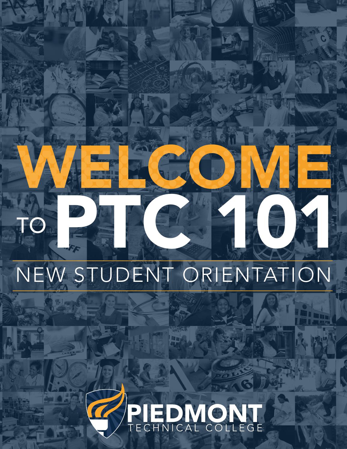 PTC Orientation Folder Summer 2021 by PTC Student Life - Issuu