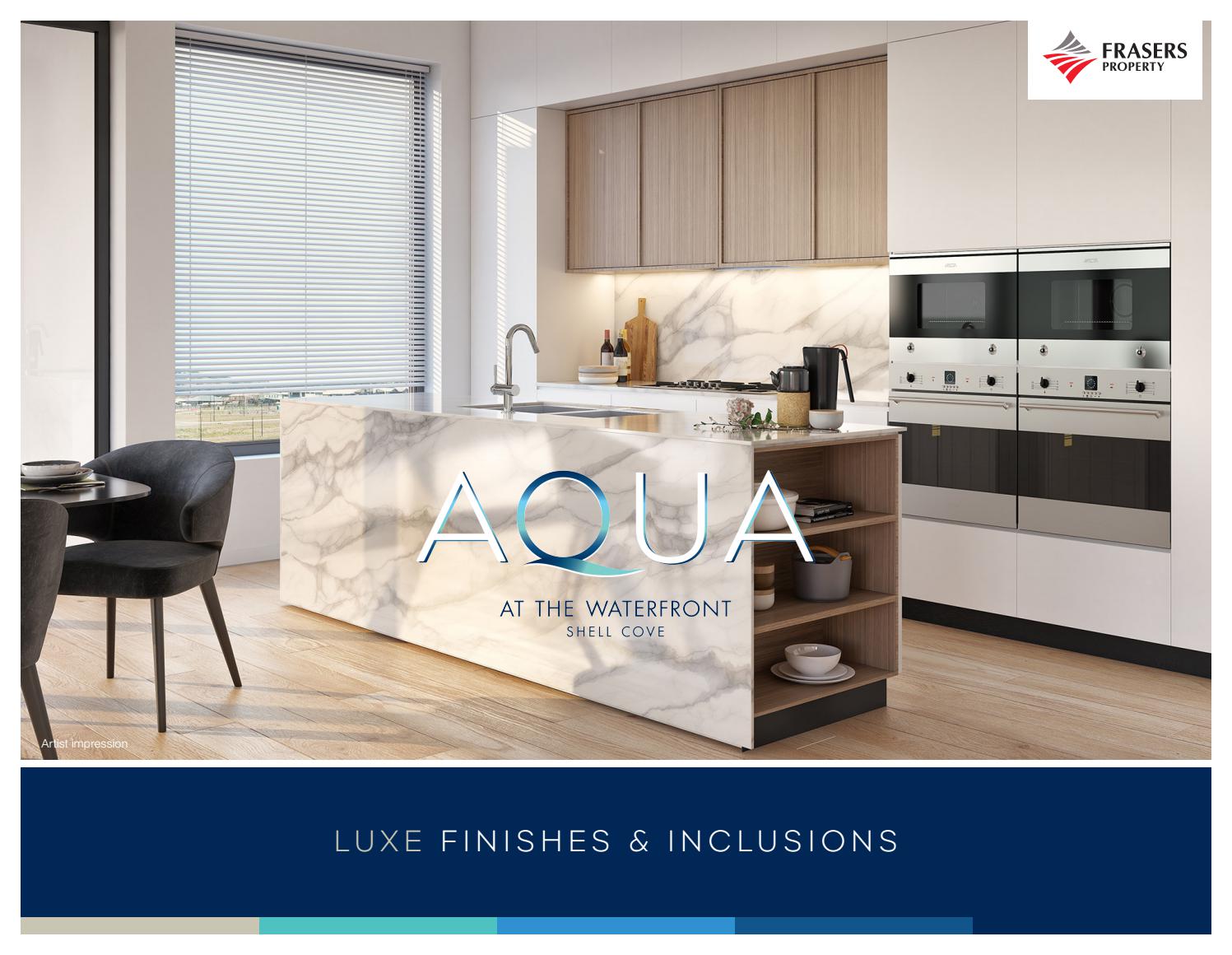The Waterfront Shell Cove - Aqua apartments - Luxe Finishes ...