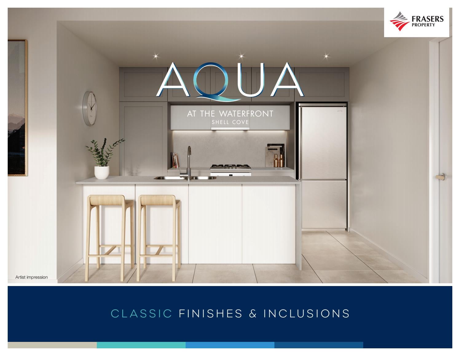 The Waterfront Shell Cove - Aqua apartments - Classic Finishes ...