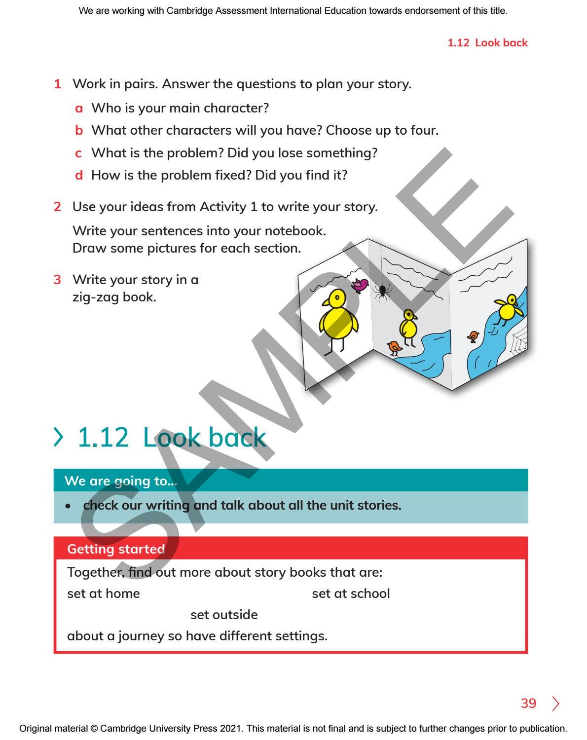 Cambridge Primary English Learner's Book 1 with Digital Access Sample ...