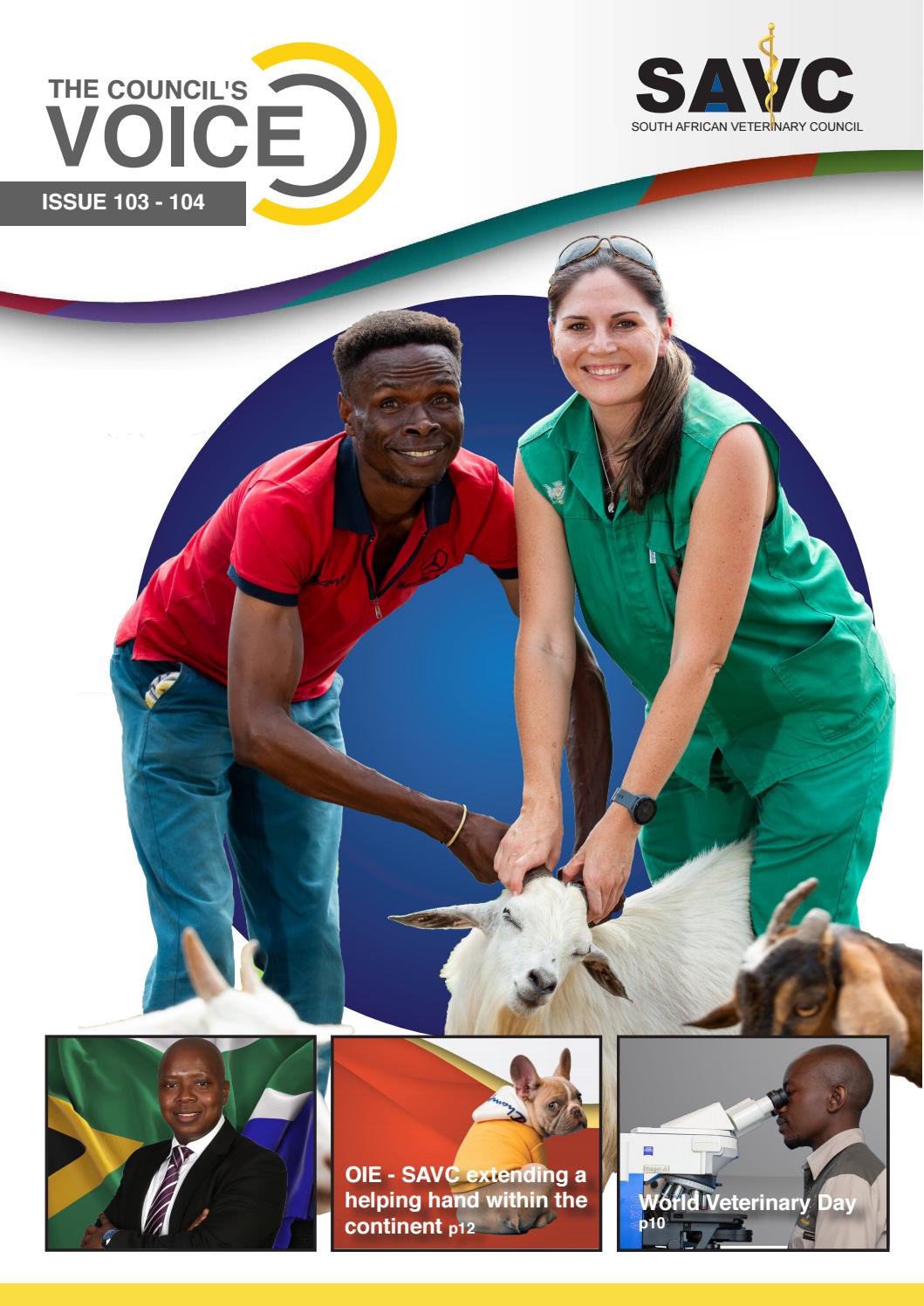 SAVC The Council's Voice: Newsletter 103 -104 by IngeDevCom - Issuu