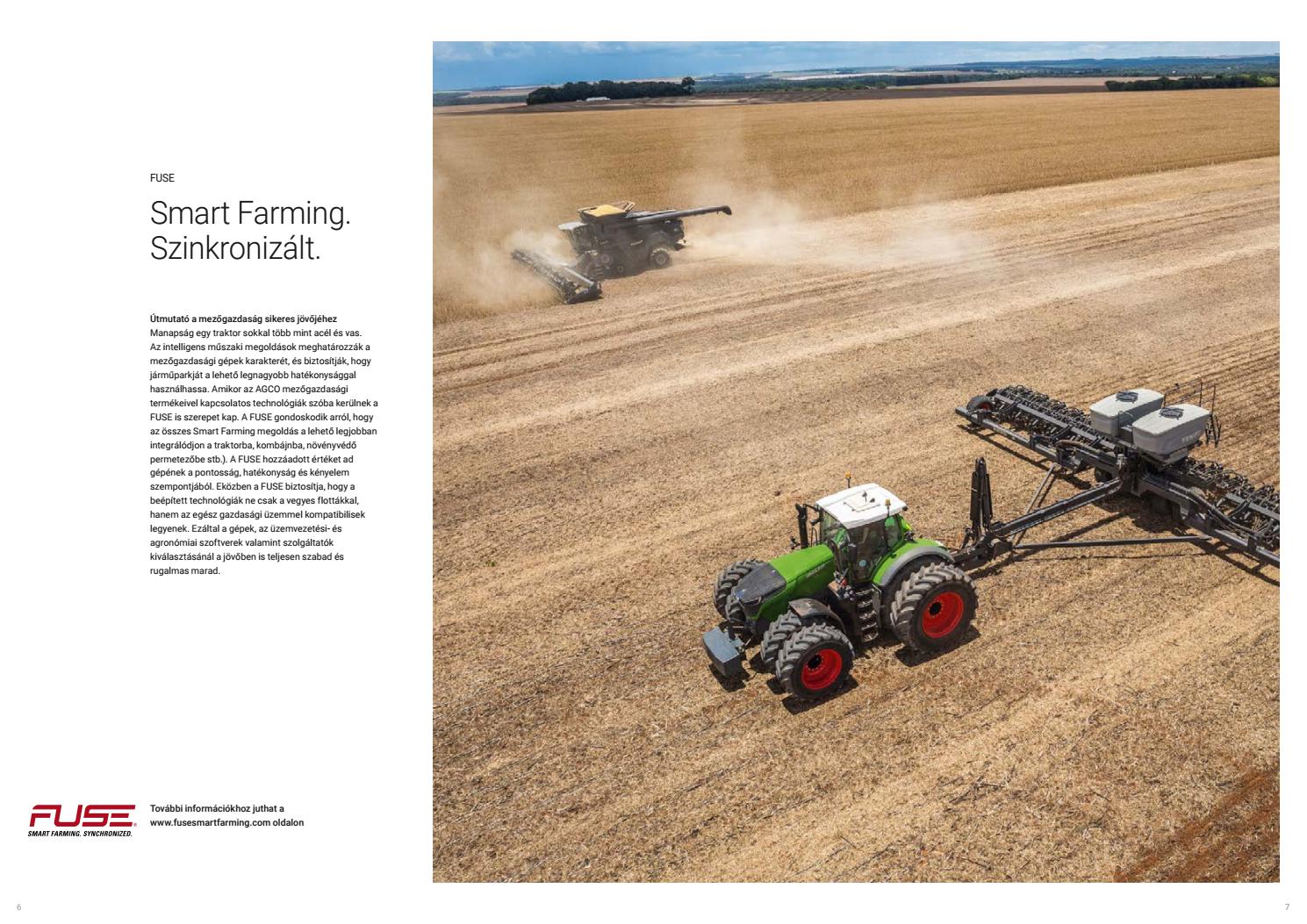 Fendt Smart Farming magyar nyelvű prospektus by AXIÁL Kft. - Issuu