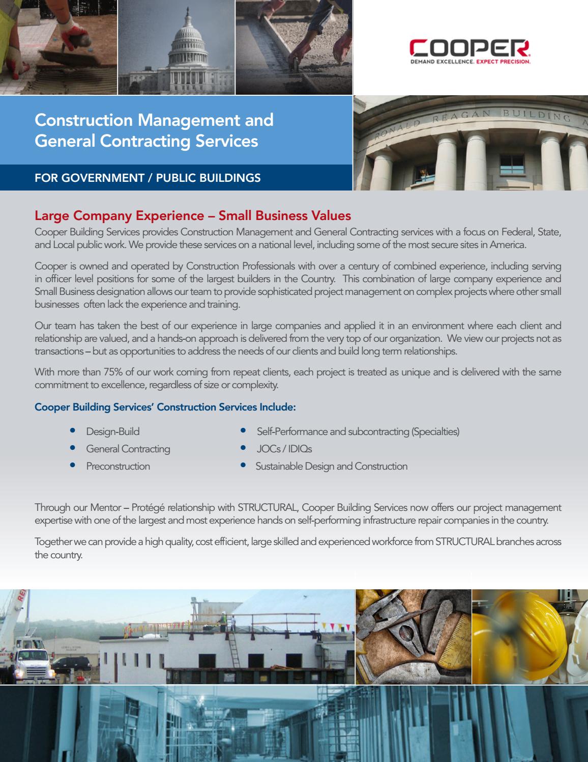 STRUCTURAL - Cooper Federal Buildings Sell Sheet by Structural Group ...